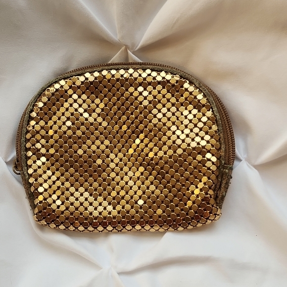 Bags | Vintage Gold Zippered Coin Purse | Poshmark